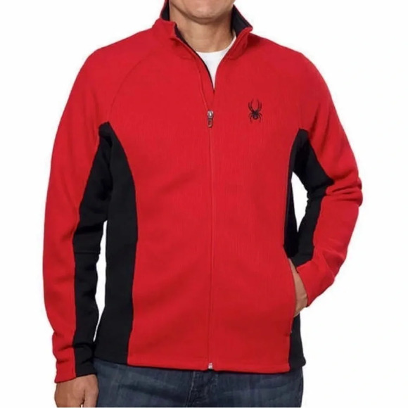 Spyder | Jackets & Coats | Spyder Jacket Mens Size Large Racing Red And ...